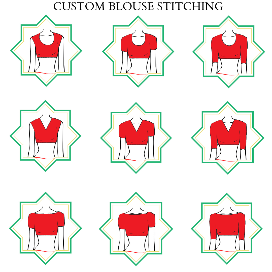 Custom Blouse Stitching – THE INDIAN MOTIF